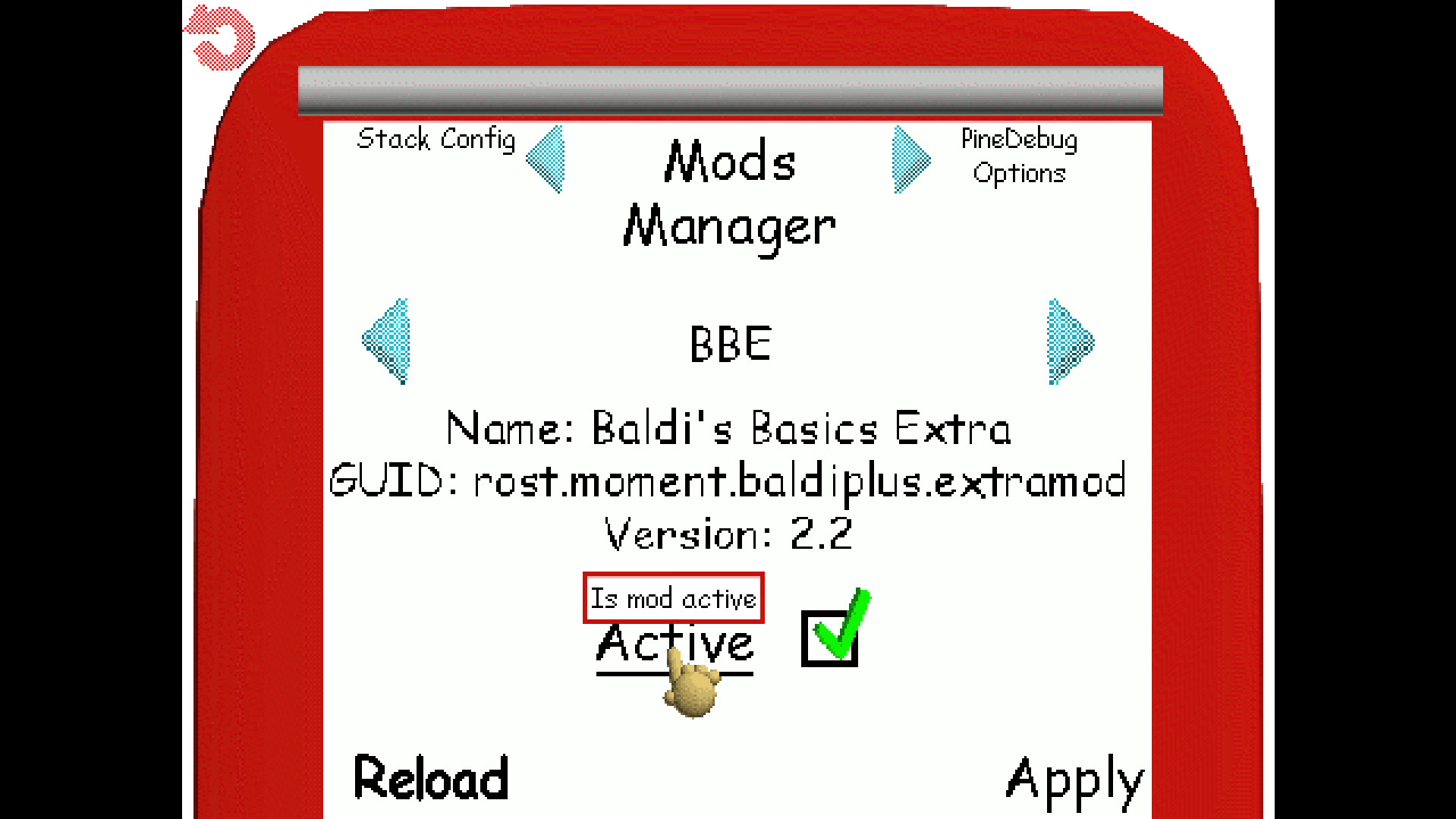 Mods Manager Mod for Baldi's Basics | Baldi Mods