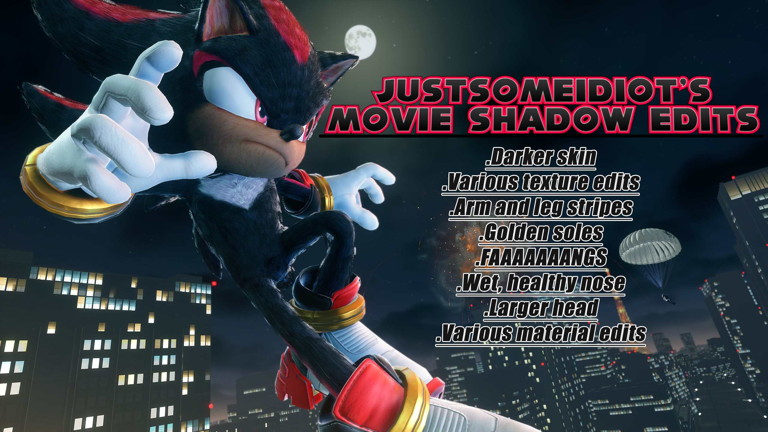 JSIO'S MOVIE SHADOW EDITS Mod for Shadow Generations | SXSGShadow Mods