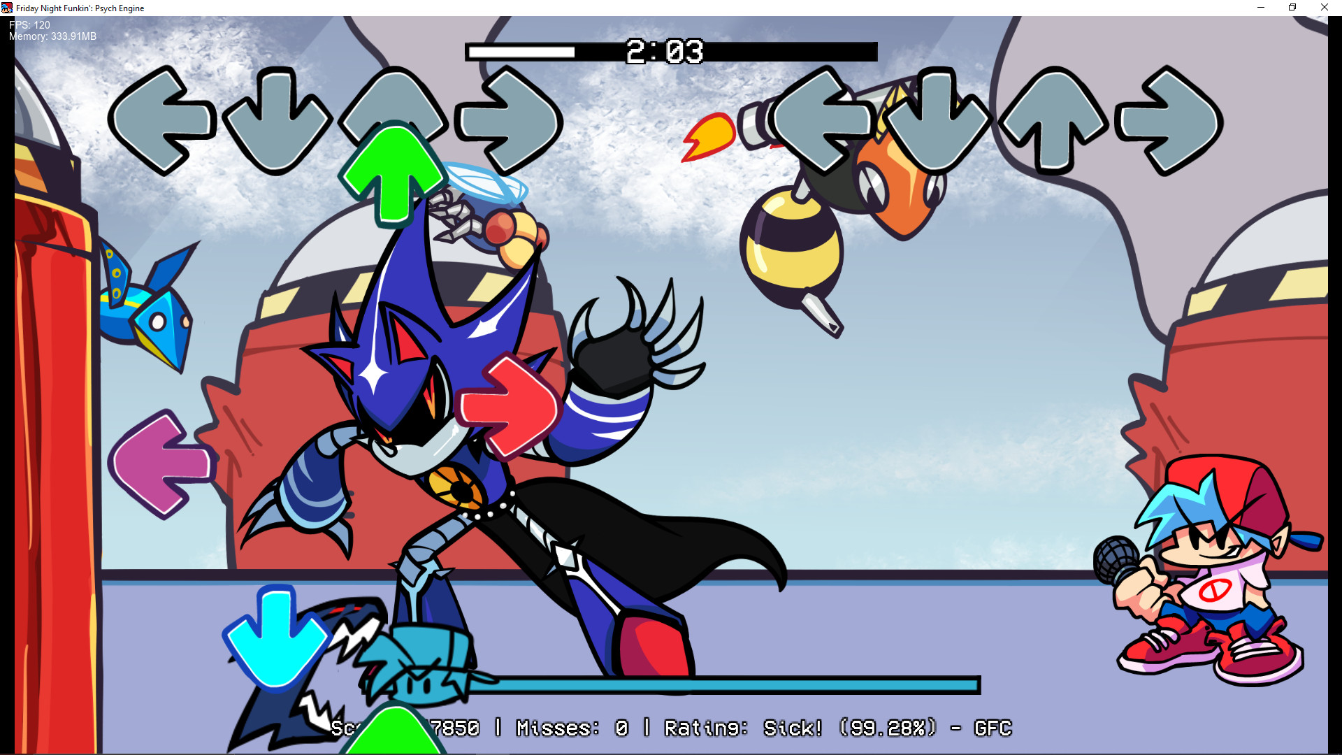 Superior | Vs Neo Metal Sonic Mod for Friday Night Funkin' | FNF Mods