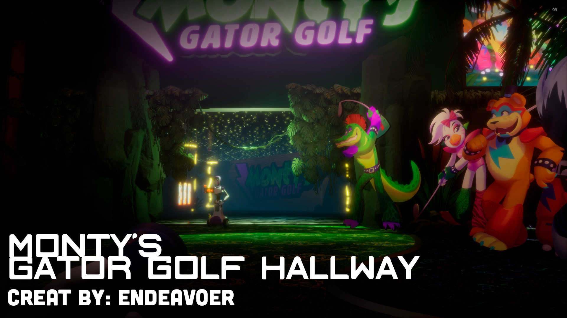 Monty Gator Golf Air lock Restored Mod for Five Nights at Freddy's ...