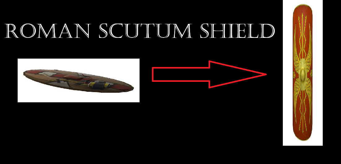 Roman Scutum Shield (casual) Mod for Team Fortress 2 | TF2 Mods
