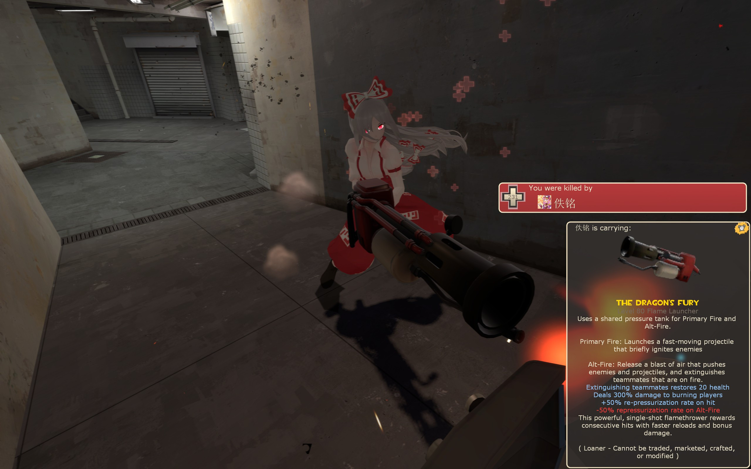 Fujiwara no Mokou Mod for Team Fortress 2 | TF2 Mods