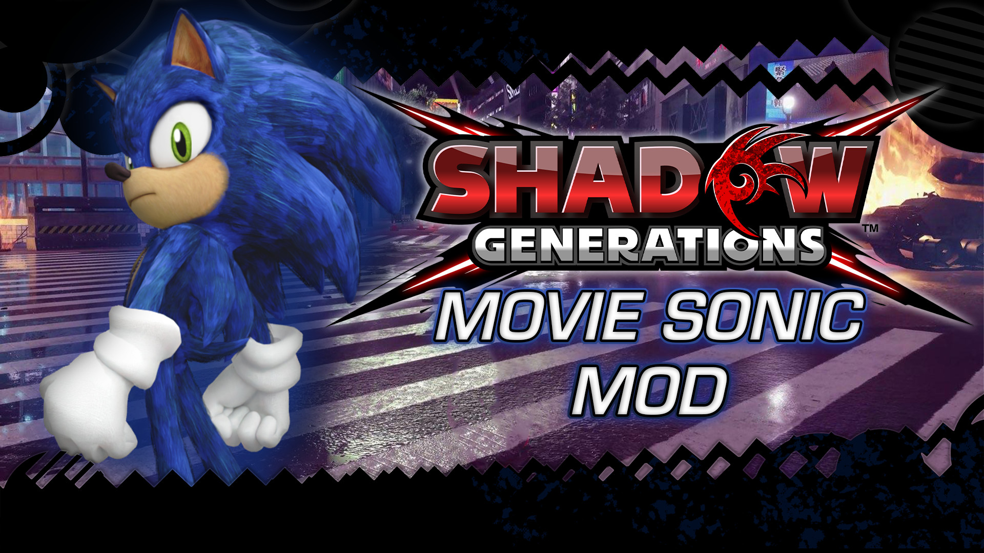 Movie Sonic Mod Mod for Shadow Generations | SXSGShadow Mods