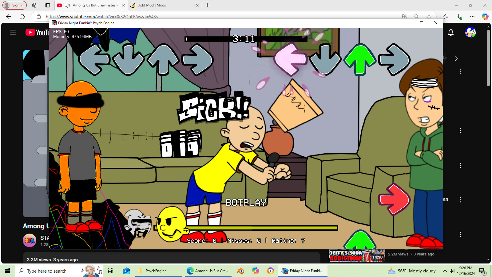 FNF Mid-Effort Troublemakers Playable Mod for Friday Night Funkin ...