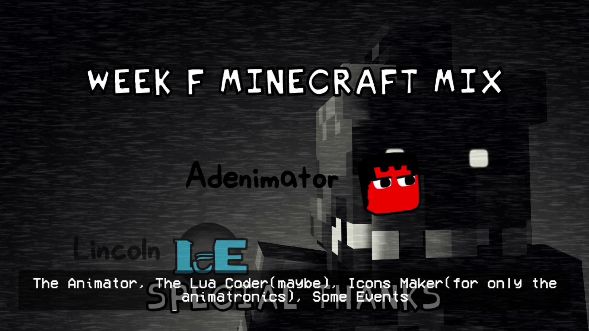 VS. FNAF 1 Week F Minecraft Mix Mod for Friday Night Funkin' | FNF Mods