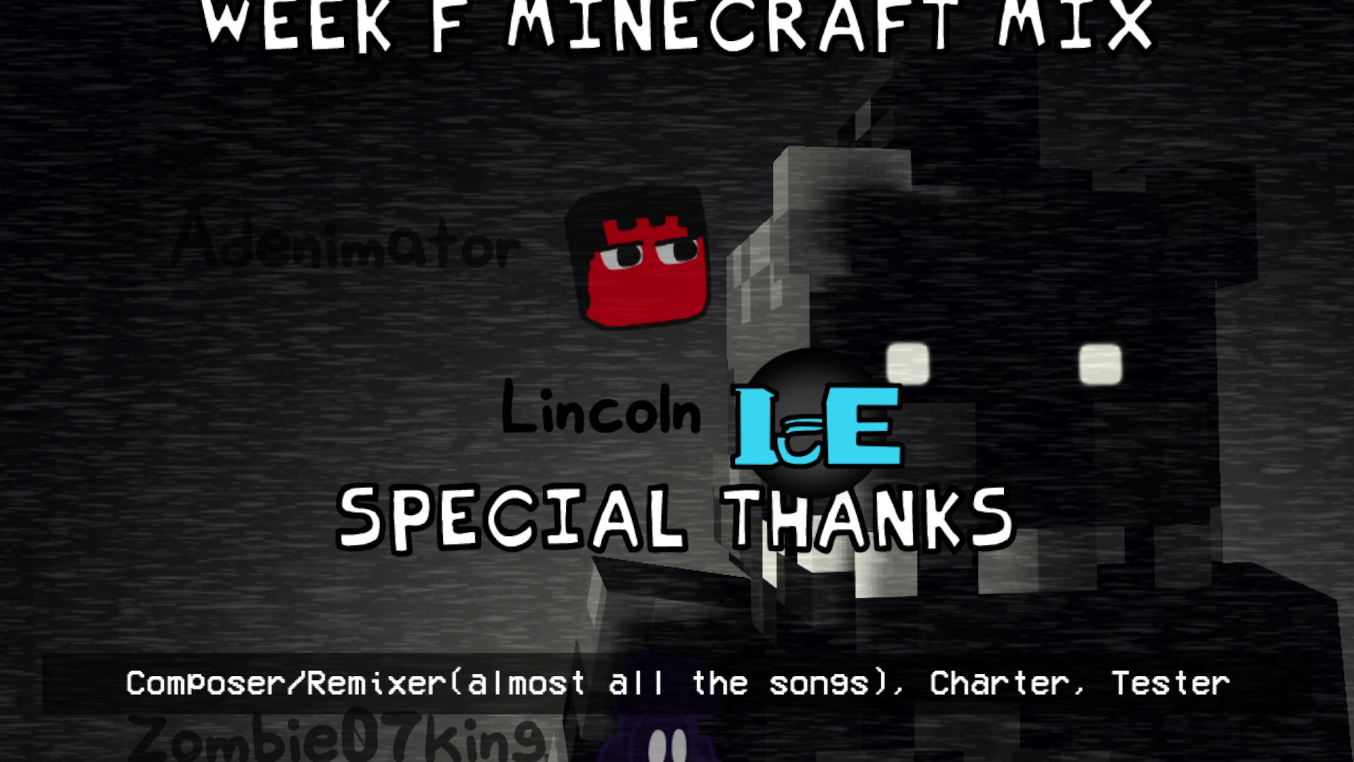 VS. FNAF 1 Week F Minecraft Mix Mod for Friday Night Funkin' | FNF Mods