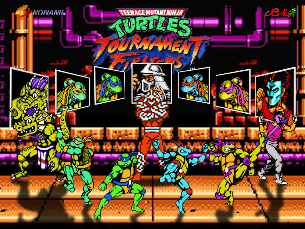 TMNT Tournament Fighters 8 bit mugen(key fix) Mod for M.U.G.E.N | MUGEN ...