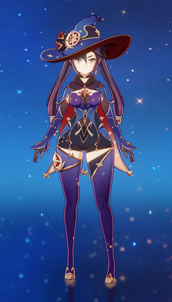 Slightly Thiccer Mona Mod for Genshin Impact | GI Mods