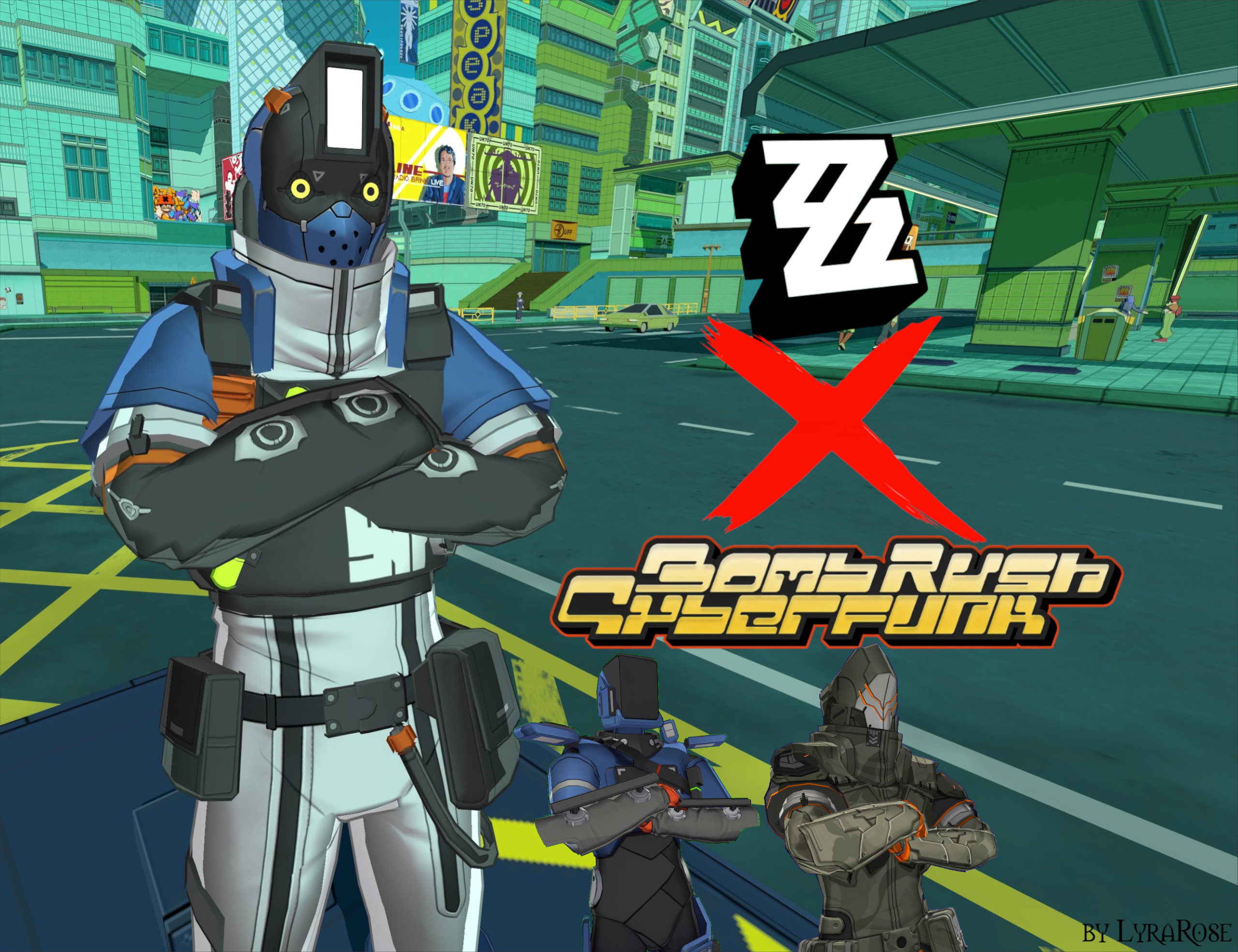 Soldier Pack (ZZZ) Mod for Bomb Rush Cyberfunk | BRC Mods