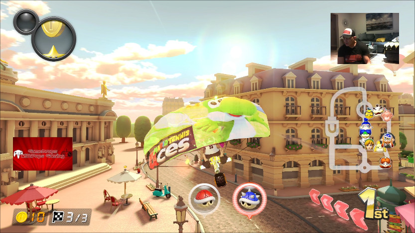 Yoshi Mario Tennis Aces Glider mod MK8D Mod for Mario Kart 8 Deluxe | MK8D Mods