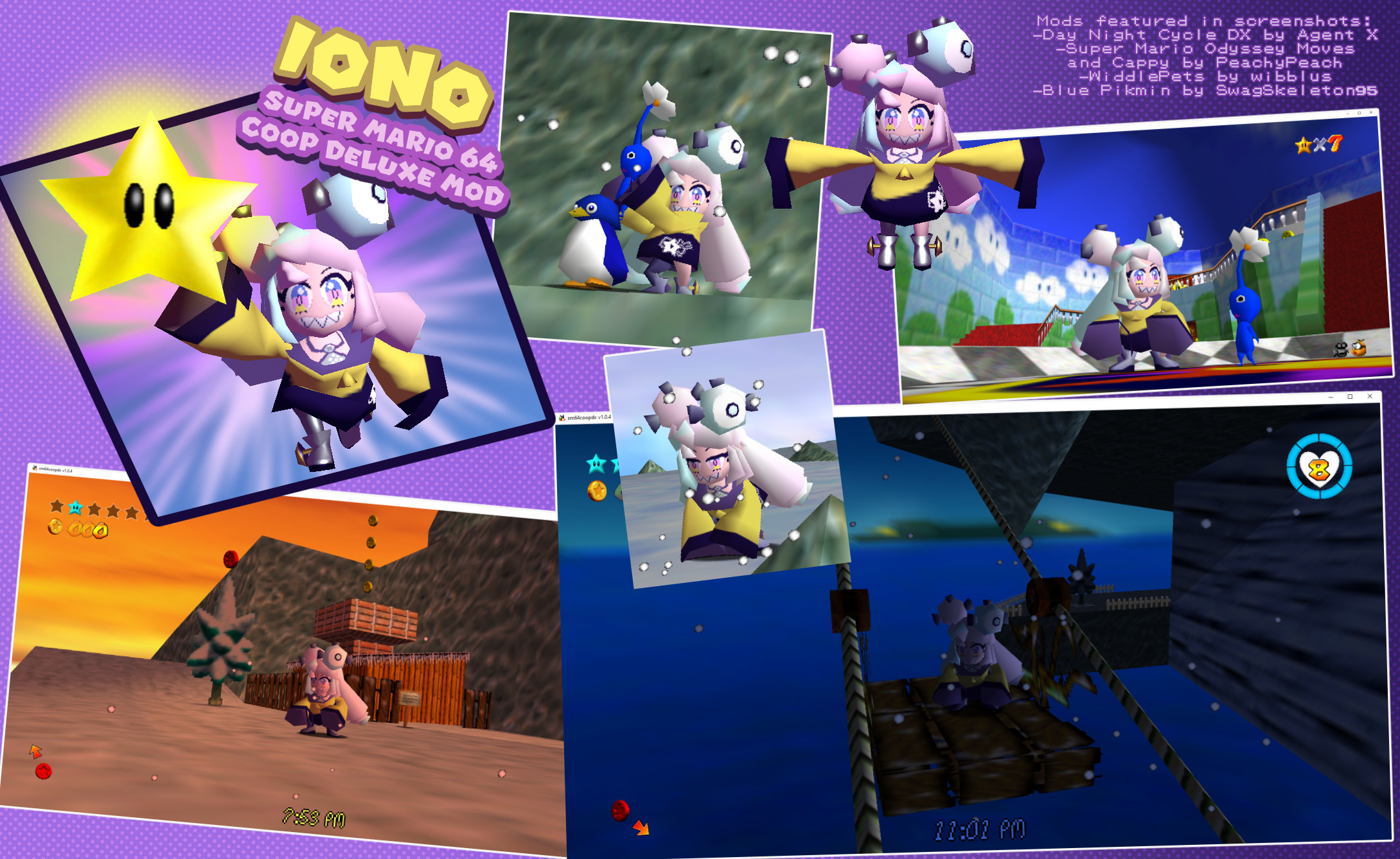 Iono [CS] Mod for Super Mario 64 PC Port | SM64 PC Mods