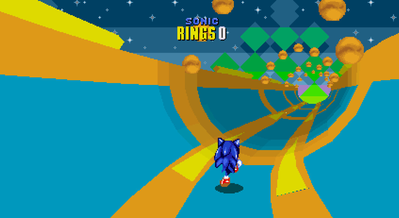 Sonic & Knuckles Special Stage Sprites Mod for Sonic The Hedgehog 2 ...