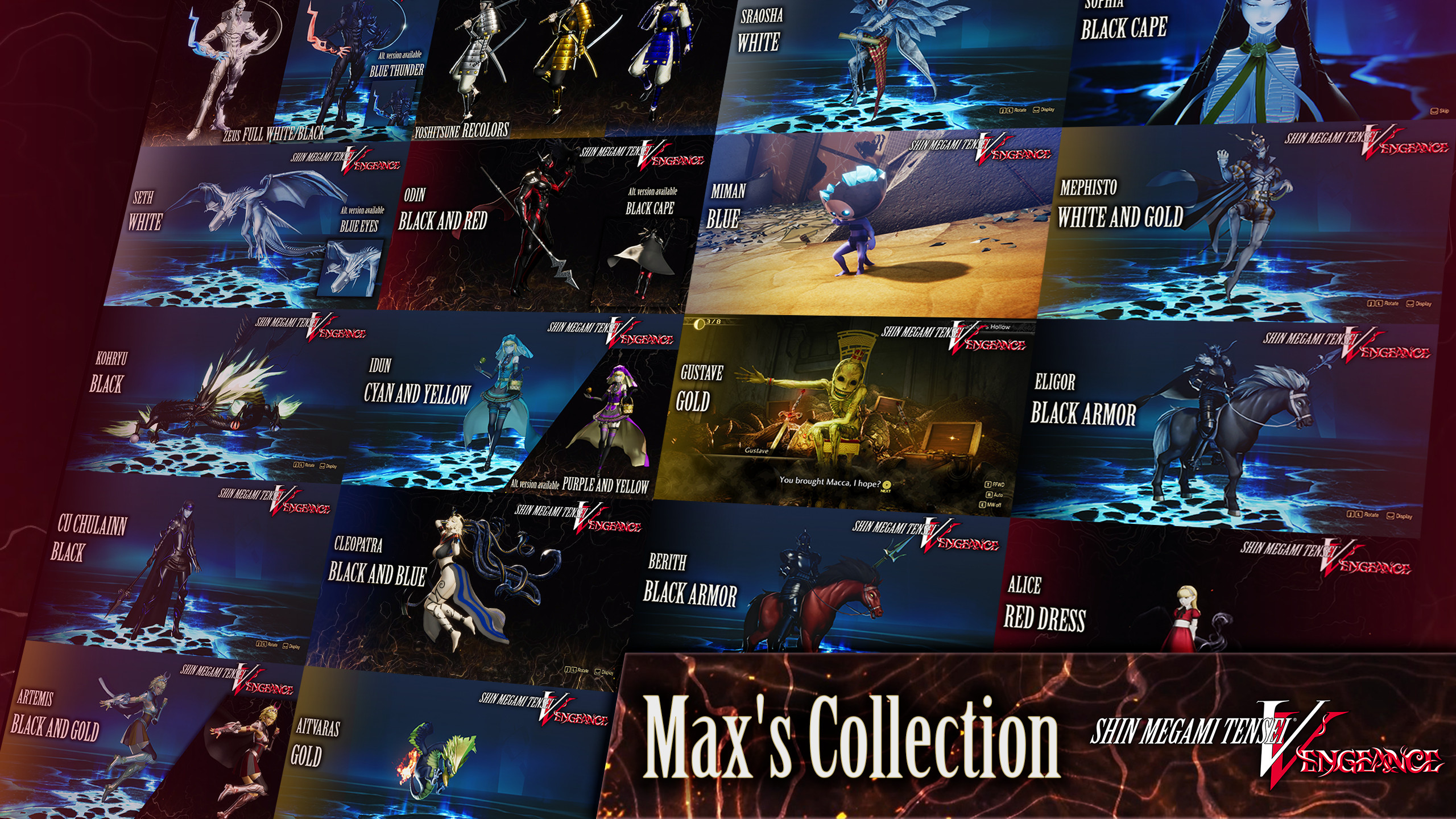 Max's Collection SMTV Vengeance Mod for Shin Megami Tensei V: Vengeance ...