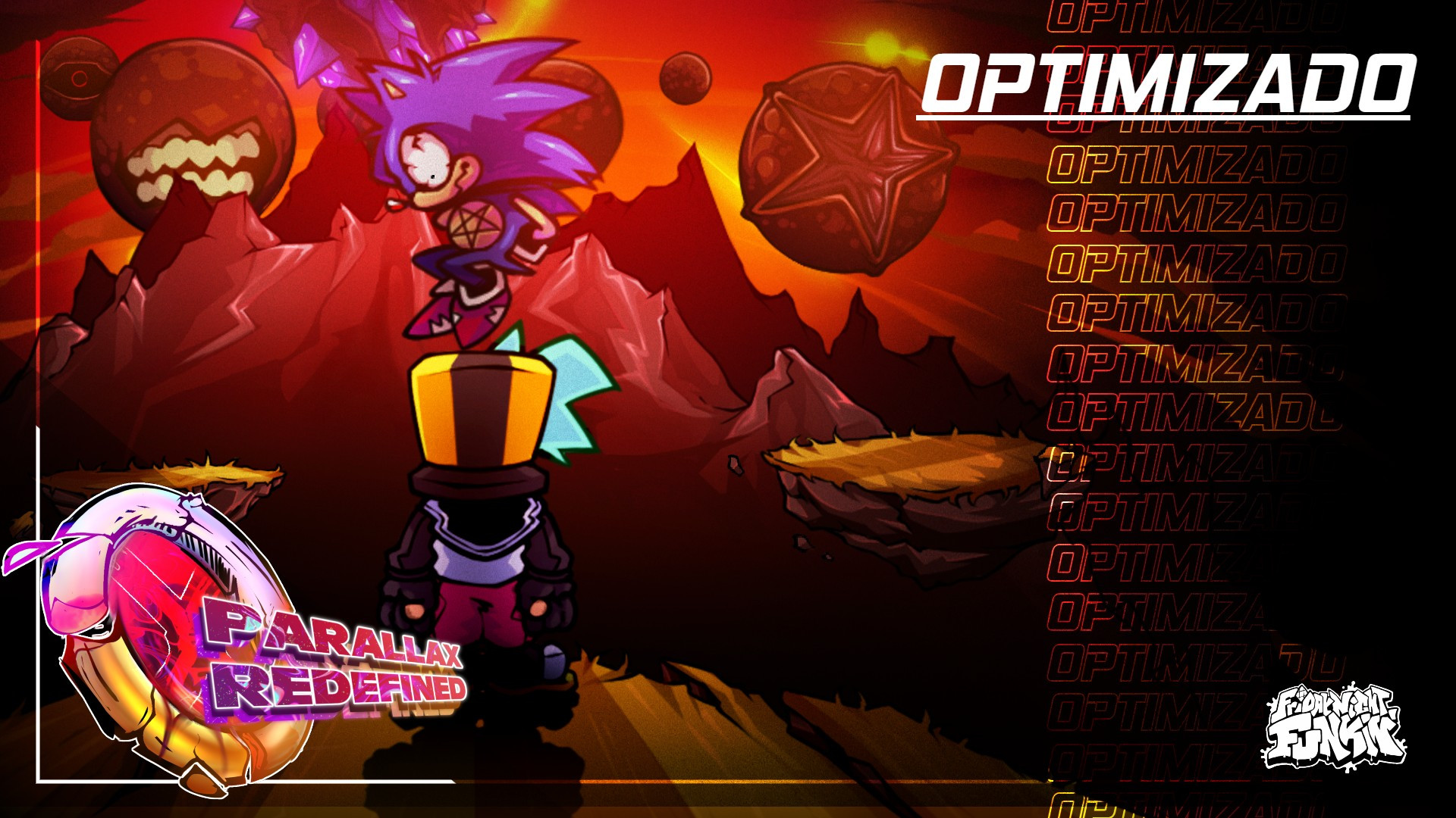 FNF PARALLAX REDEFINED Optimizado-optimized Mod for Friday Night Funkin ...
