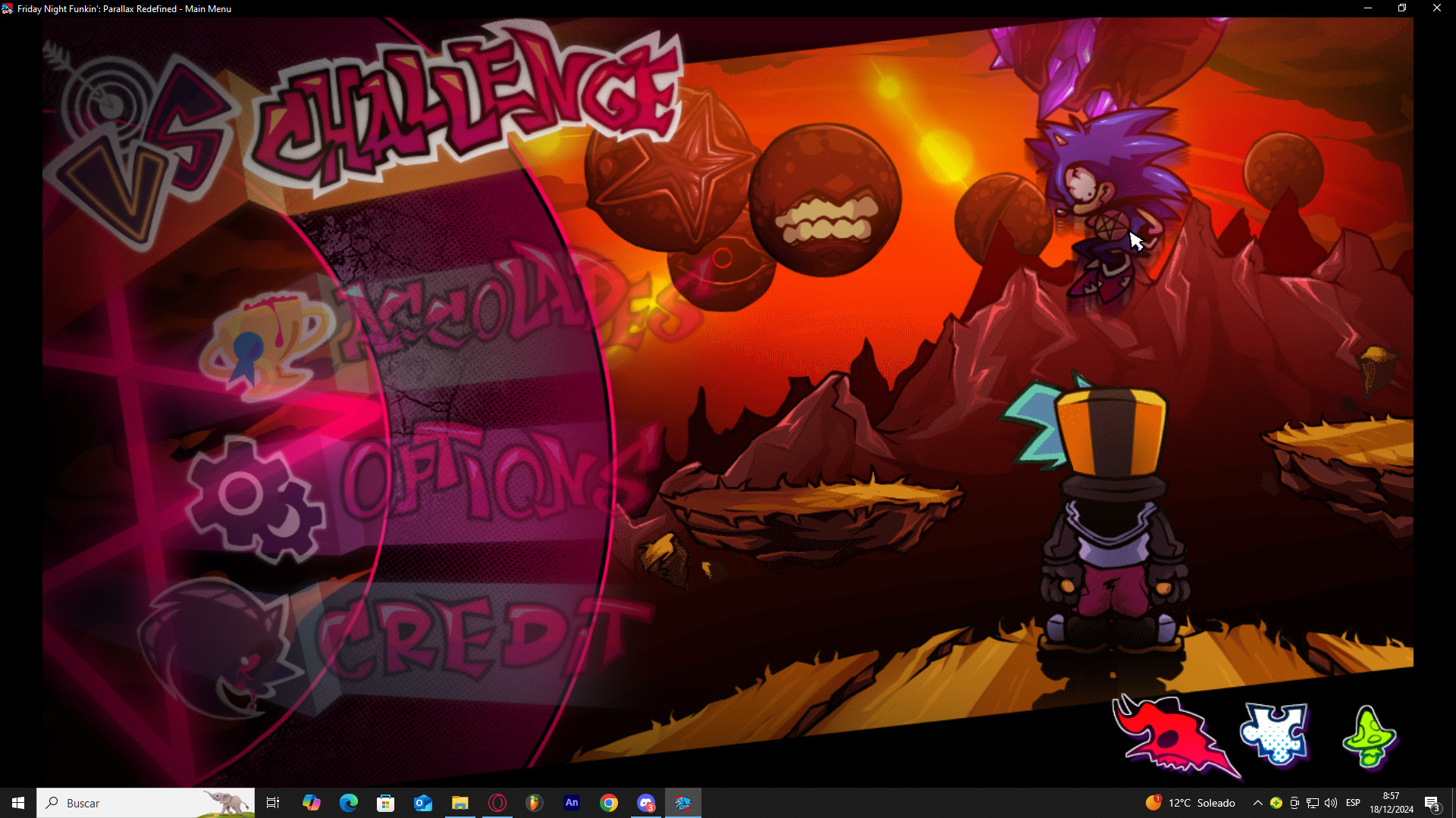 FNF PARALLAX REDEFINED Optimizado-optimized Mod for Friday Night Funkin ...