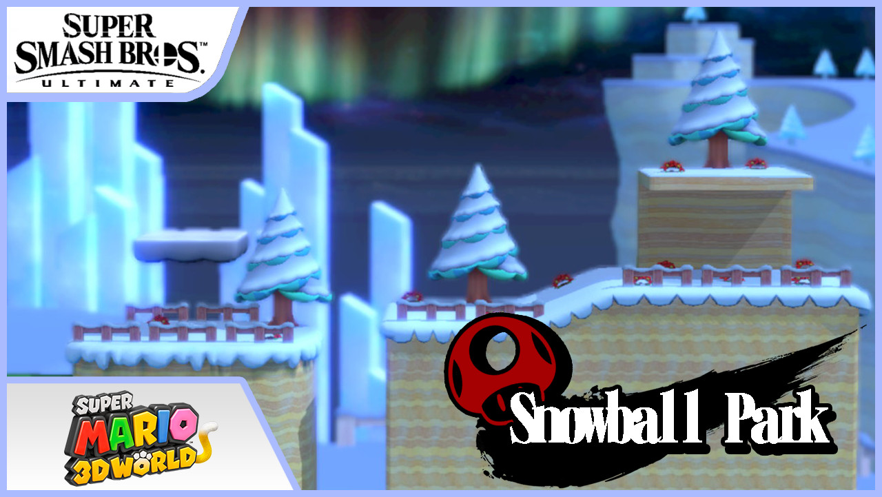 Snowball Park (Super Mario 3D World) Mod for Super Smash Bros. Ultimate ...