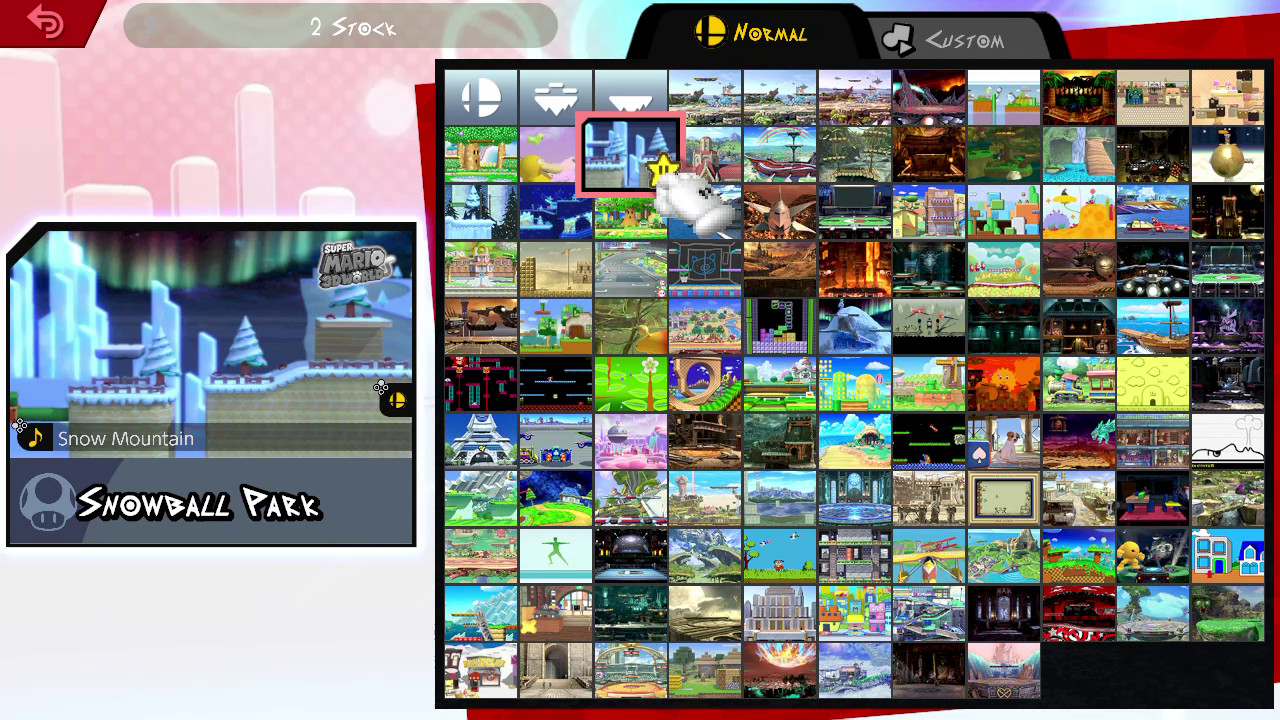 Snowball Park (Super Mario 3D World) Mod for Super Smash Bros. Ultimate ...