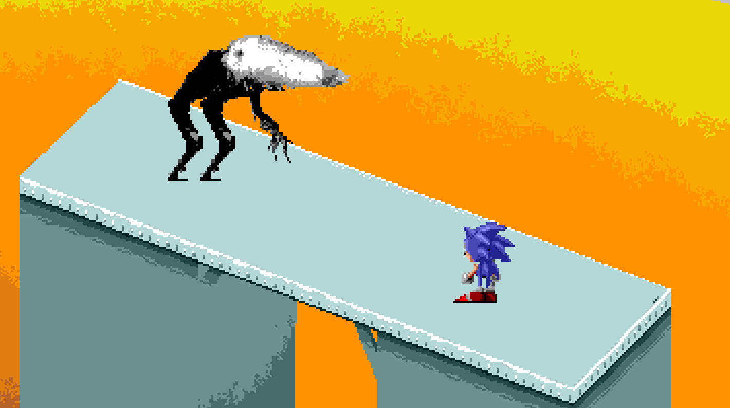 chinelin sonic Mod for Friday Night Funkin' | FNF Mods