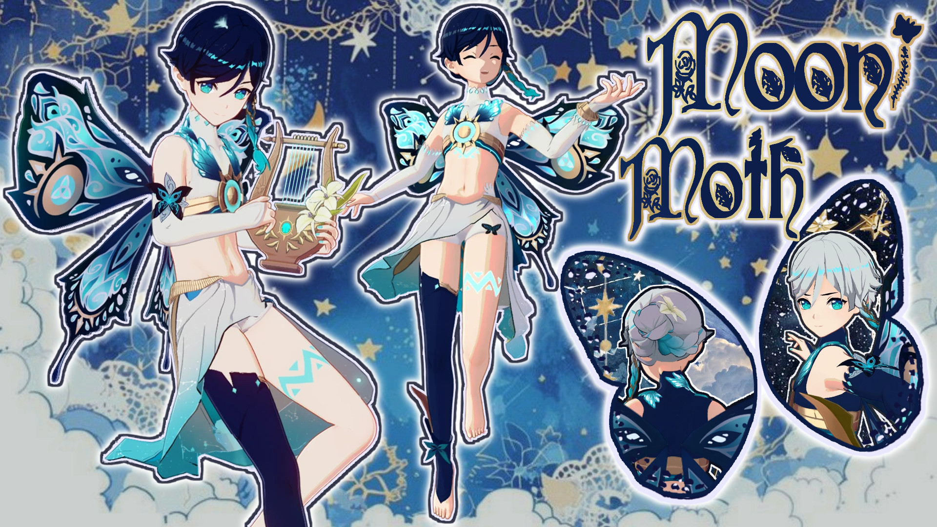 Moon Moth - Archon Venti Variation Mod for Genshin Impact | GI Mods