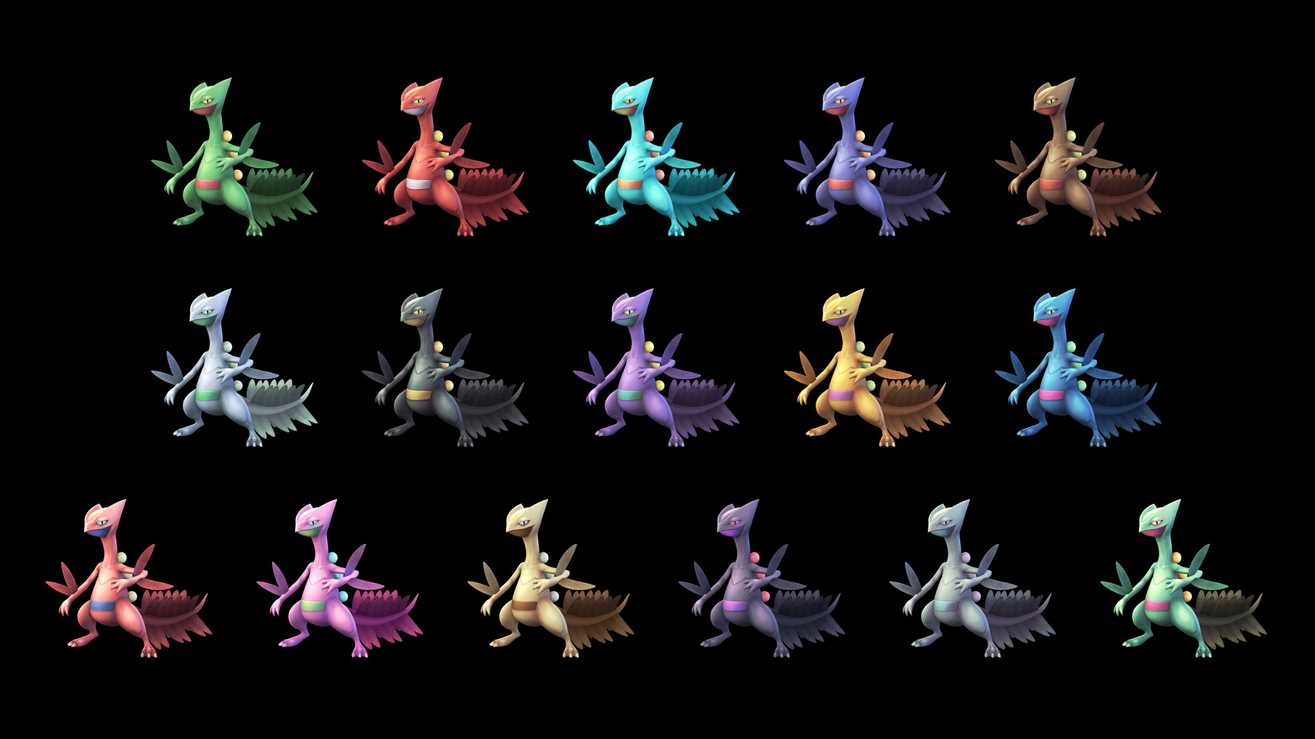 Sceptile Cosmetic Pack Mod for Super Smash Bros. Brawl | Brawl Mods