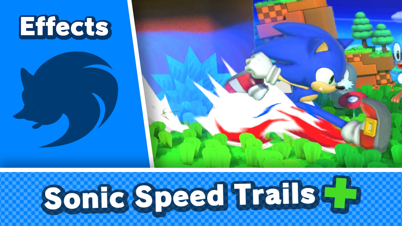 Sonic Speed Trails + Mod for Super Smash Bros. Ultimate | SSBU Mods