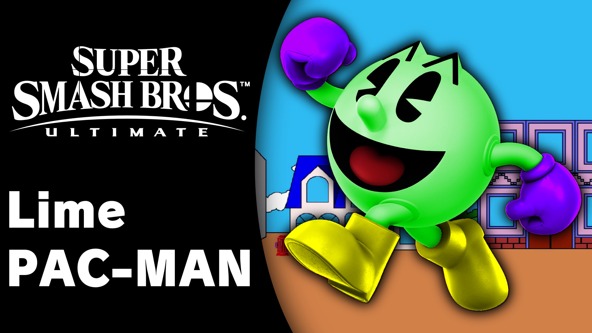 Lime Pac-Man Mod for Super Smash Bros. Ultimate | SSBU Mods