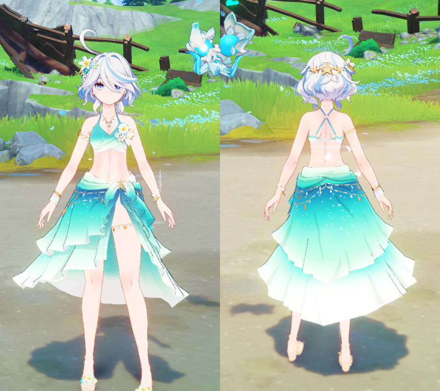 Furina Silence Suzuka's swimsuit Mod Mod for Genshin Impact | GI Mods