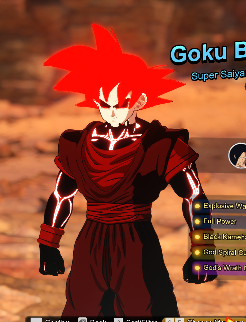 devil king xicor/ goku black -DBColorZ Mod for Dragon Ball: Sparking ...