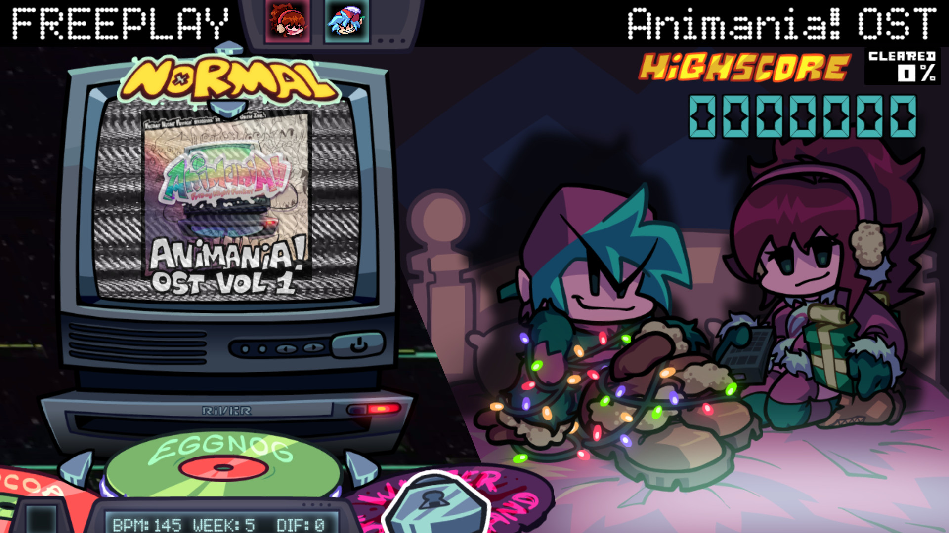 ANIMANIA! Mod for Friday Night Funkin' | FNF Mods