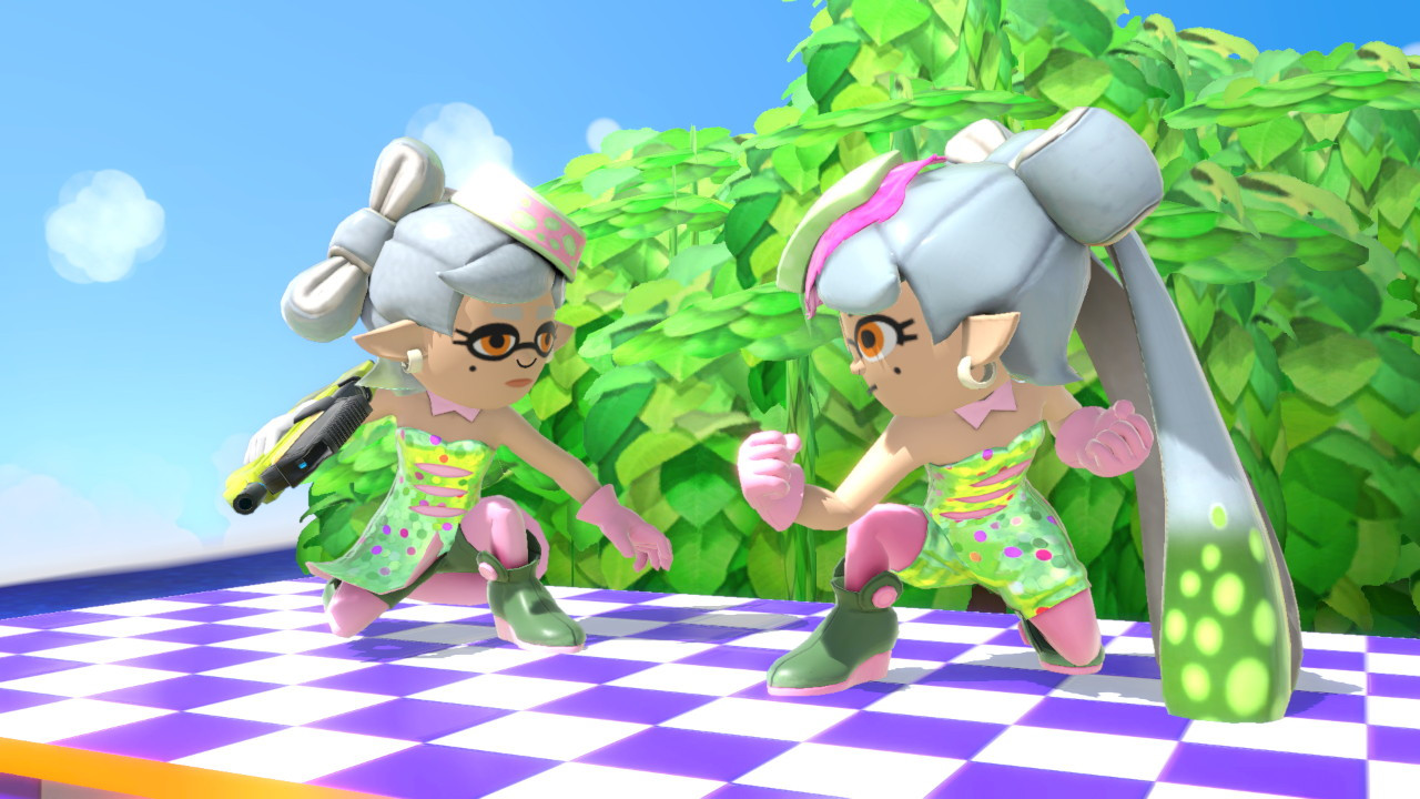 Squid Sisters Outfits Recolors Mod for Super Smash Bros. Ultimate ...