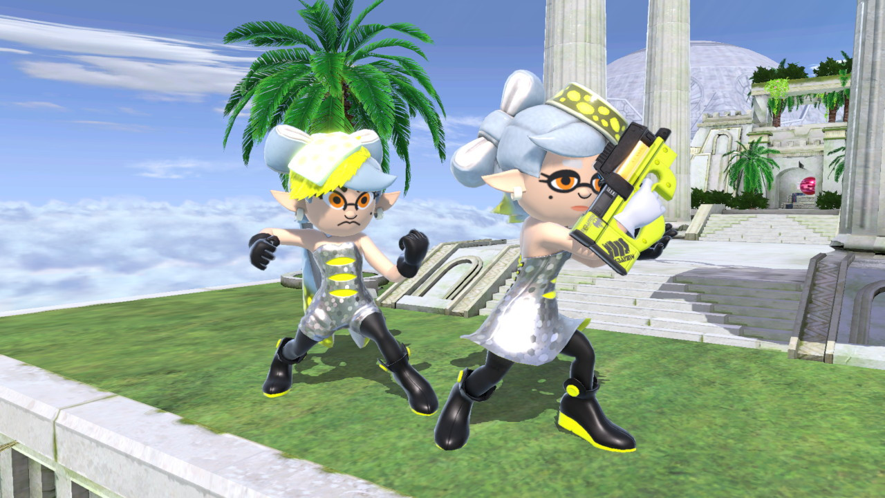 Squid Sisters Outfits Recolors Mod for Super Smash Bros. Ultimate ...