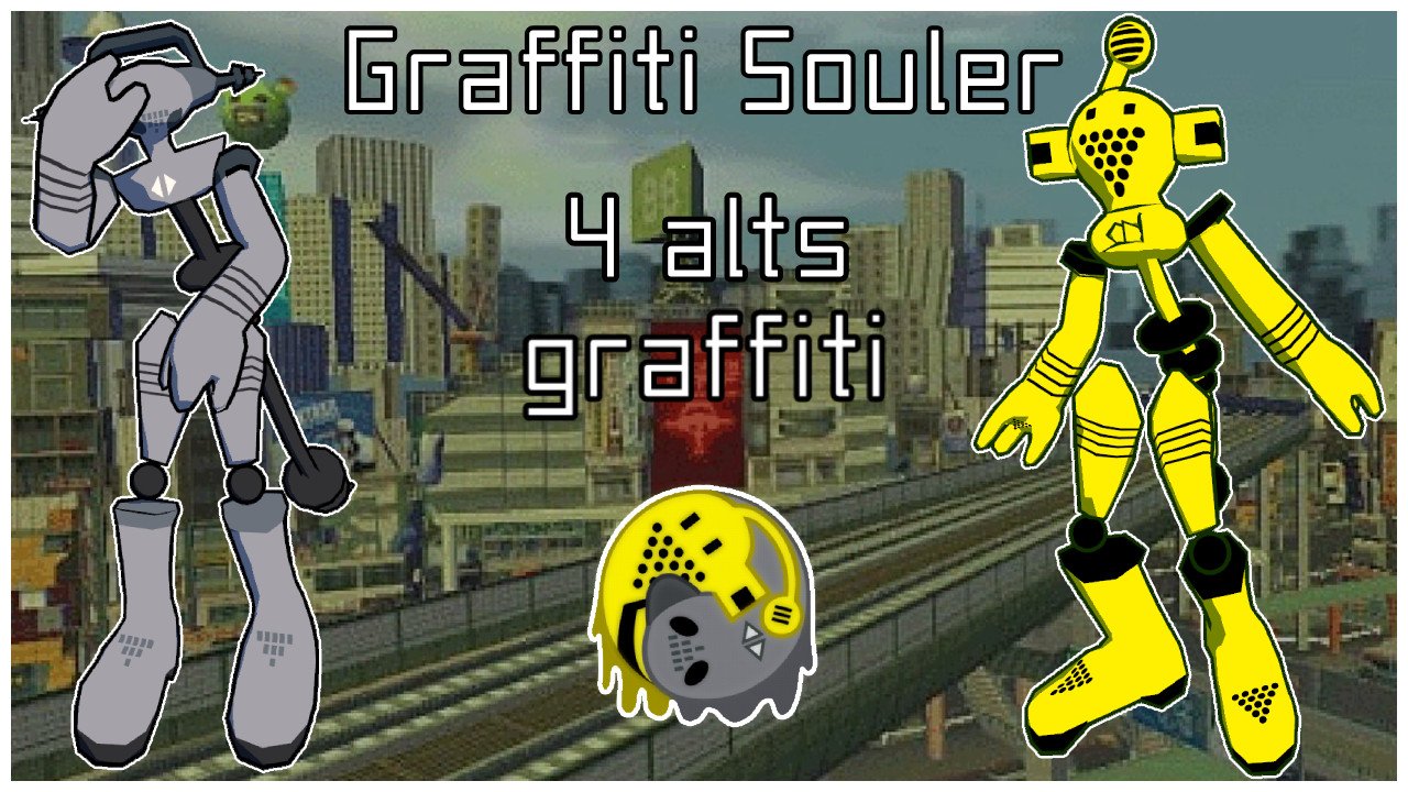 Graffiti Souler Mod for Bomb Rush Cyberfunk | BRC Mods