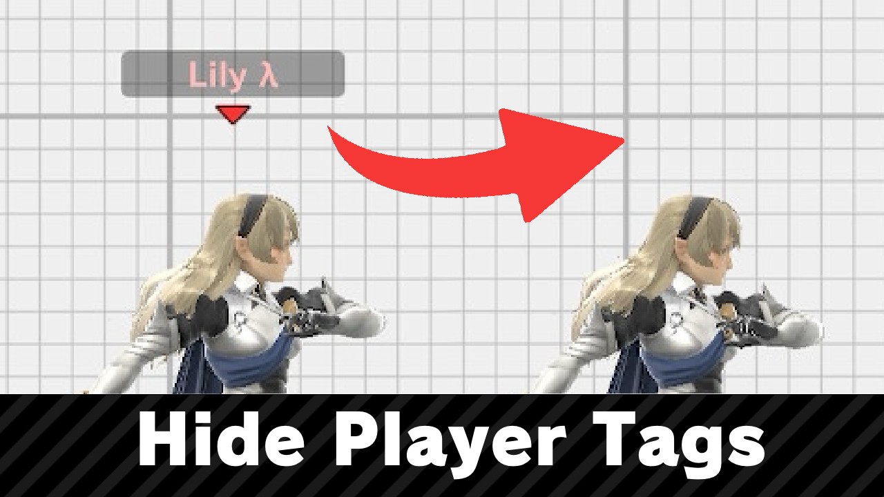 Hide Player Tags Mod for Super Smash Bros. Ultimate | SSBU Mods