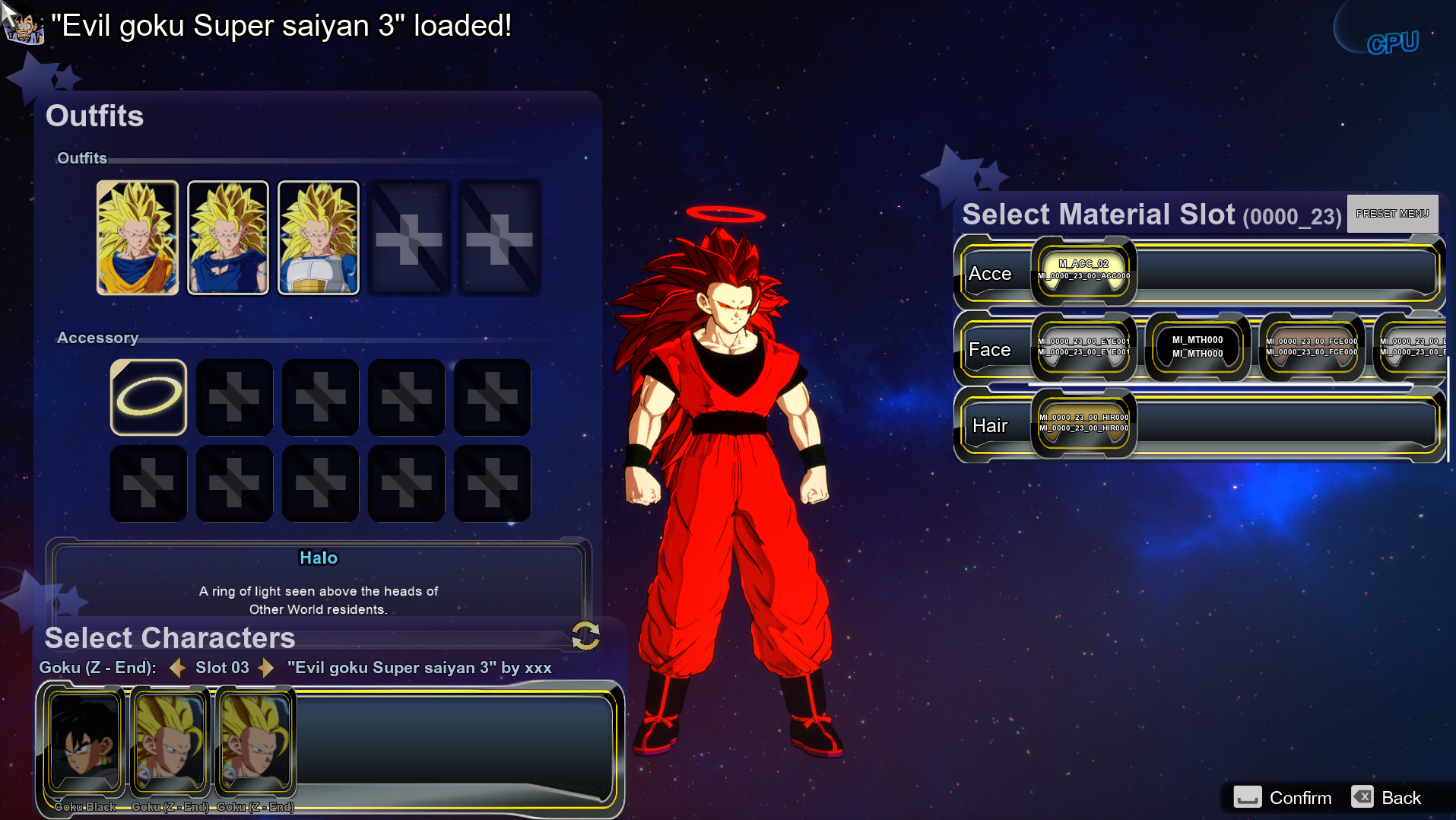 evil goku ssj-ssj3 Evil GB update 1.1 Mod for Dragon Ball: Sparking ...