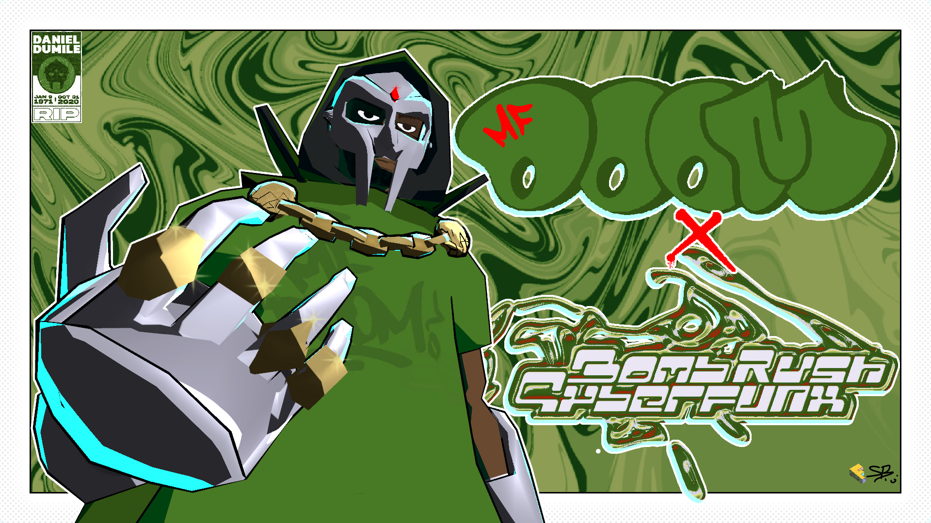 MF DOOM (Funkified) Mod for Bomb Rush Cyberfunk | BRC Mods