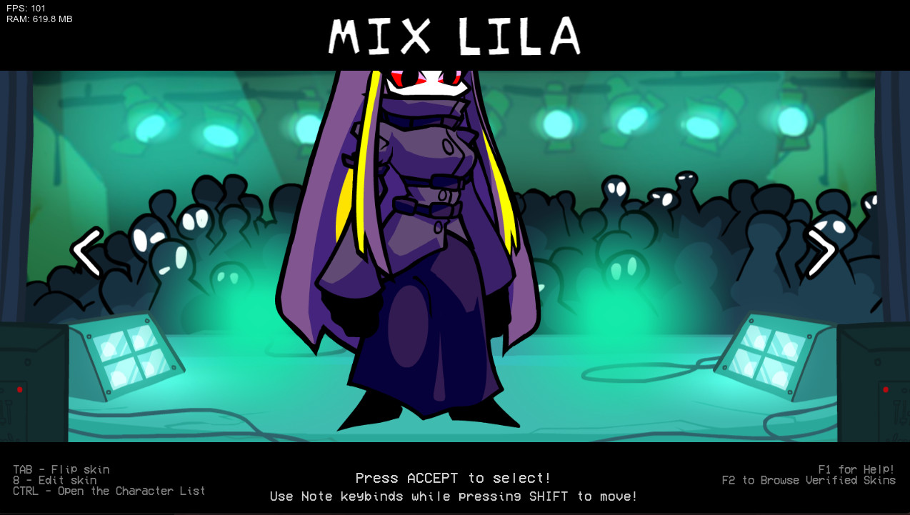 FNF PEO Funkin' MIX Universe player skin pack Mod for Friday Night ...