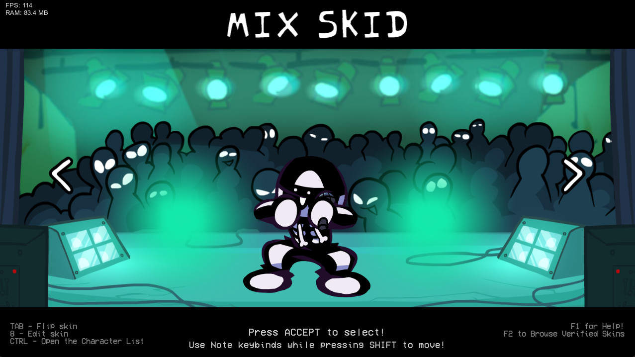 FNF PEO Funkin' MIX Universe player skin pack Mod for Friday Night ...