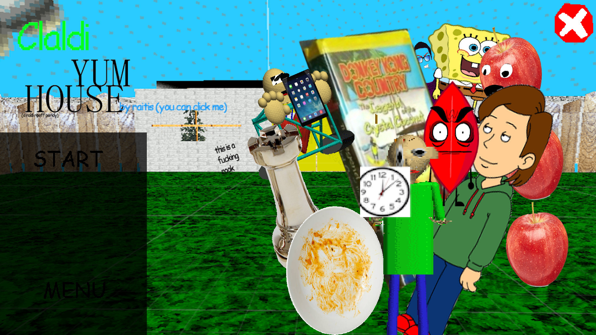 [SENSITIVE CONTENT] Claldi yum house (a raldi parody) Mod for Baldi's ...