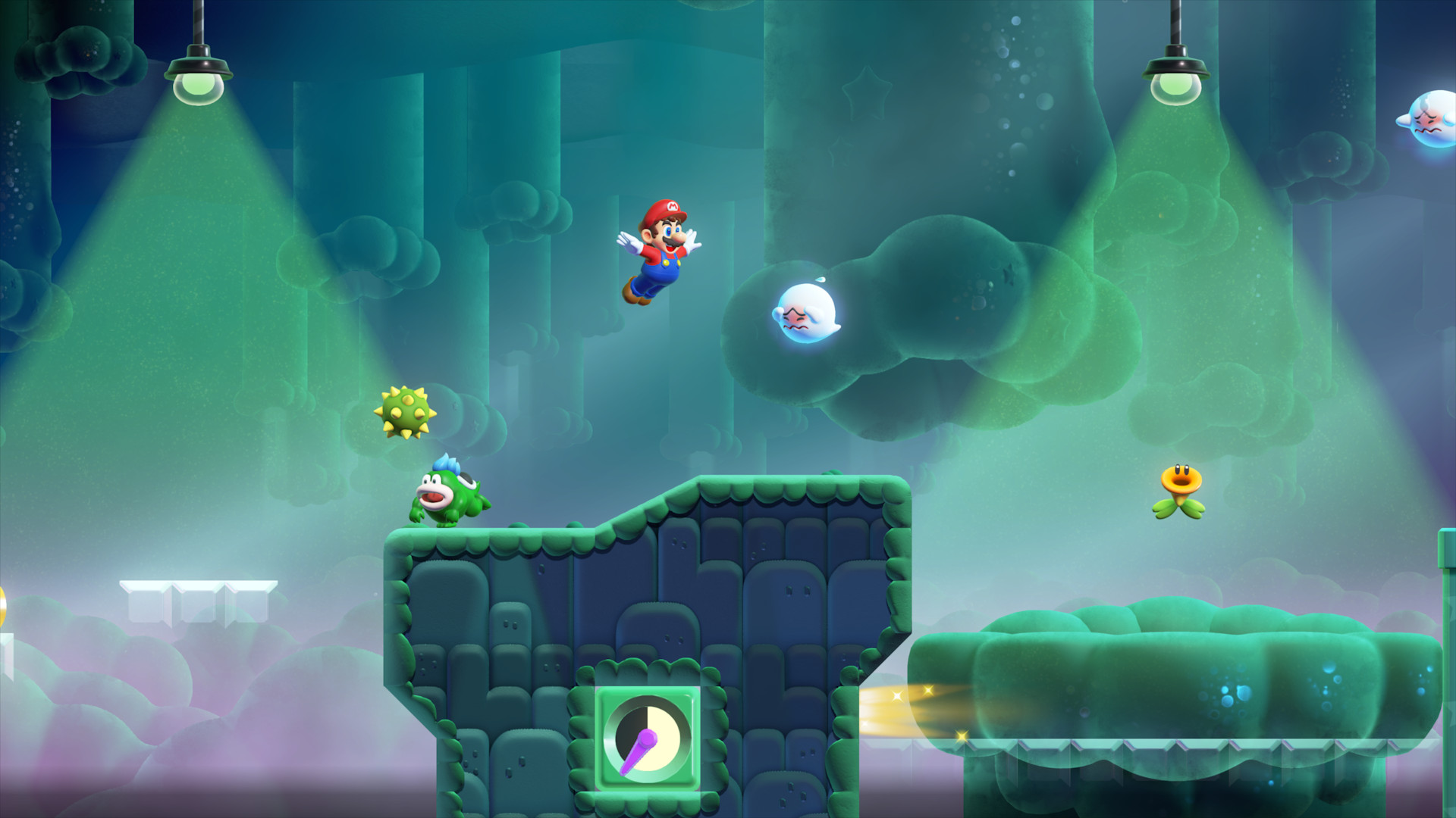 Custom Level: Spookshine Swamp Mod for Super Mario Bros. Wonder | SMBW Mods