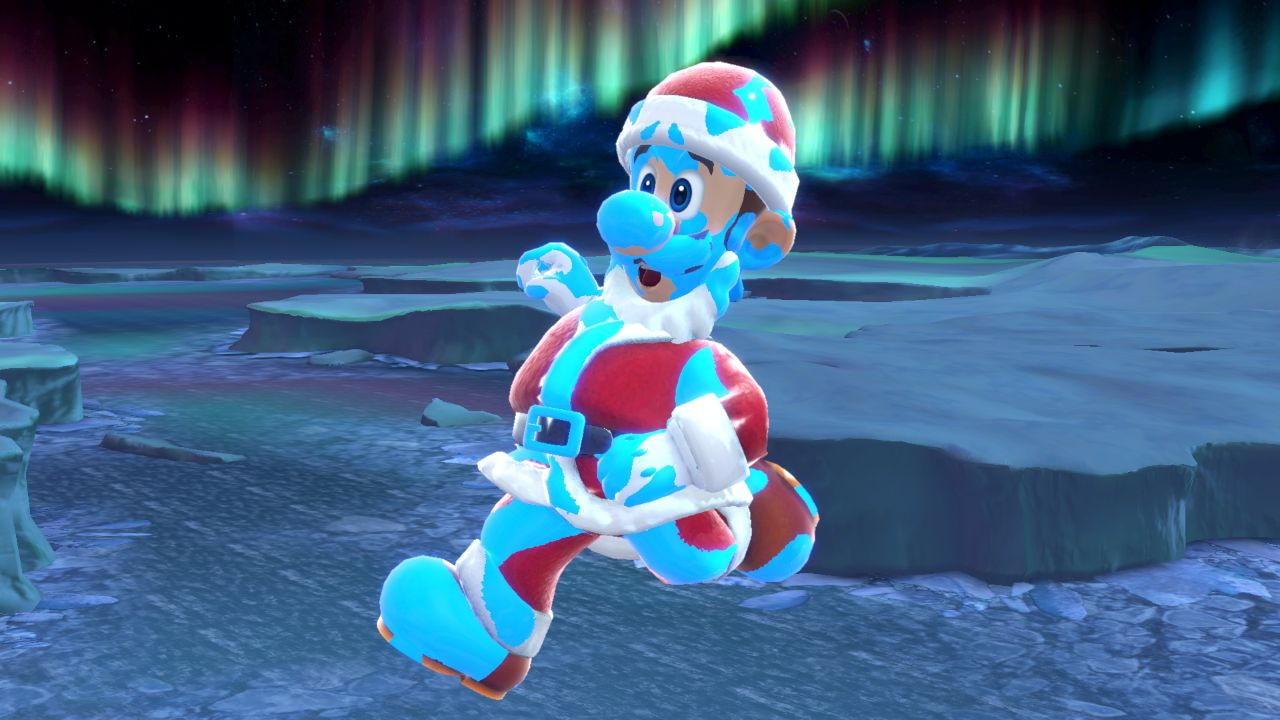 Santa Luigi Mod for Super Smash Bros. Ultimate | SSBU Mods