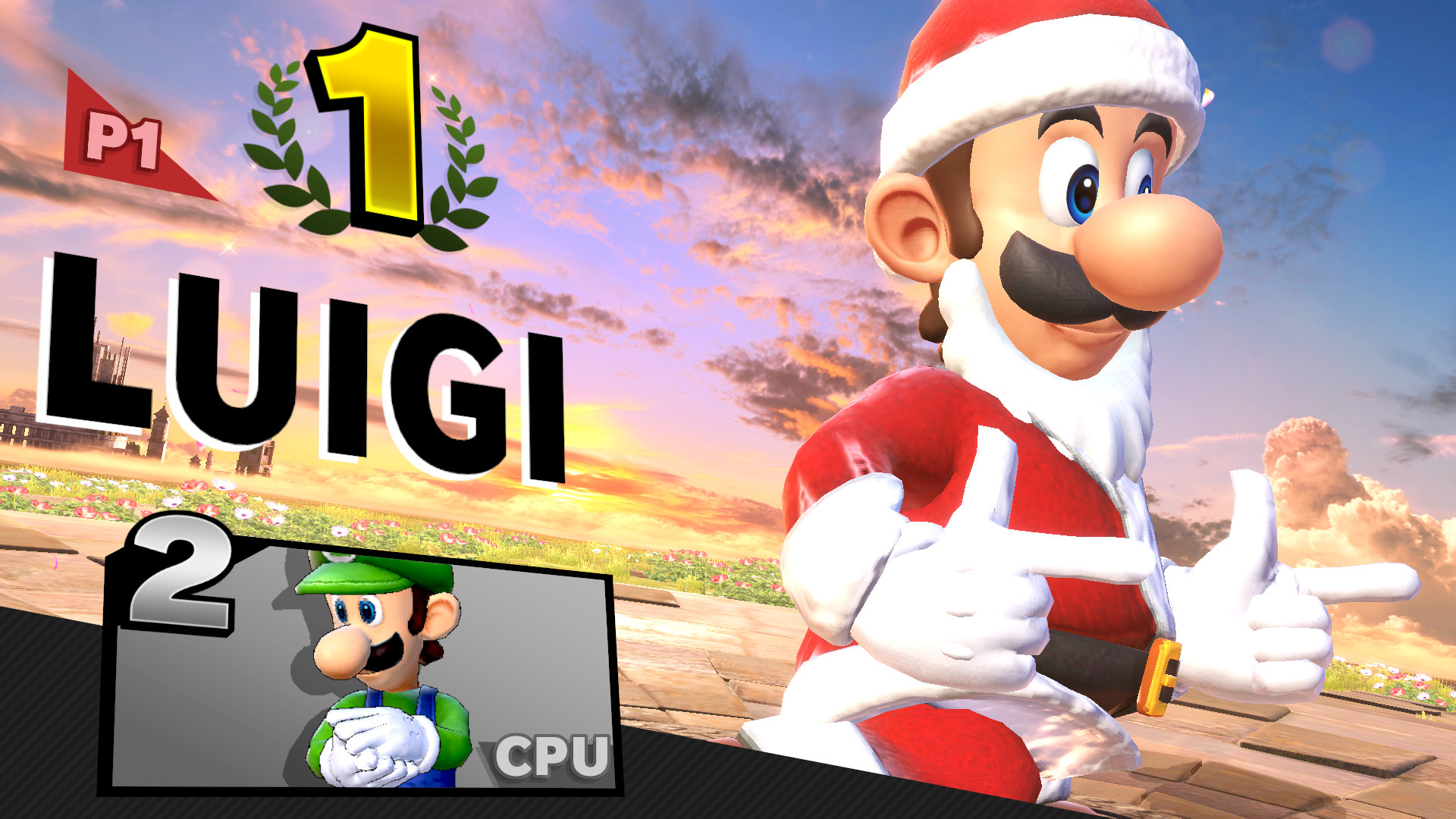 Santa Luigi Mod for Super Smash Bros. Ultimate | SSBU Mods