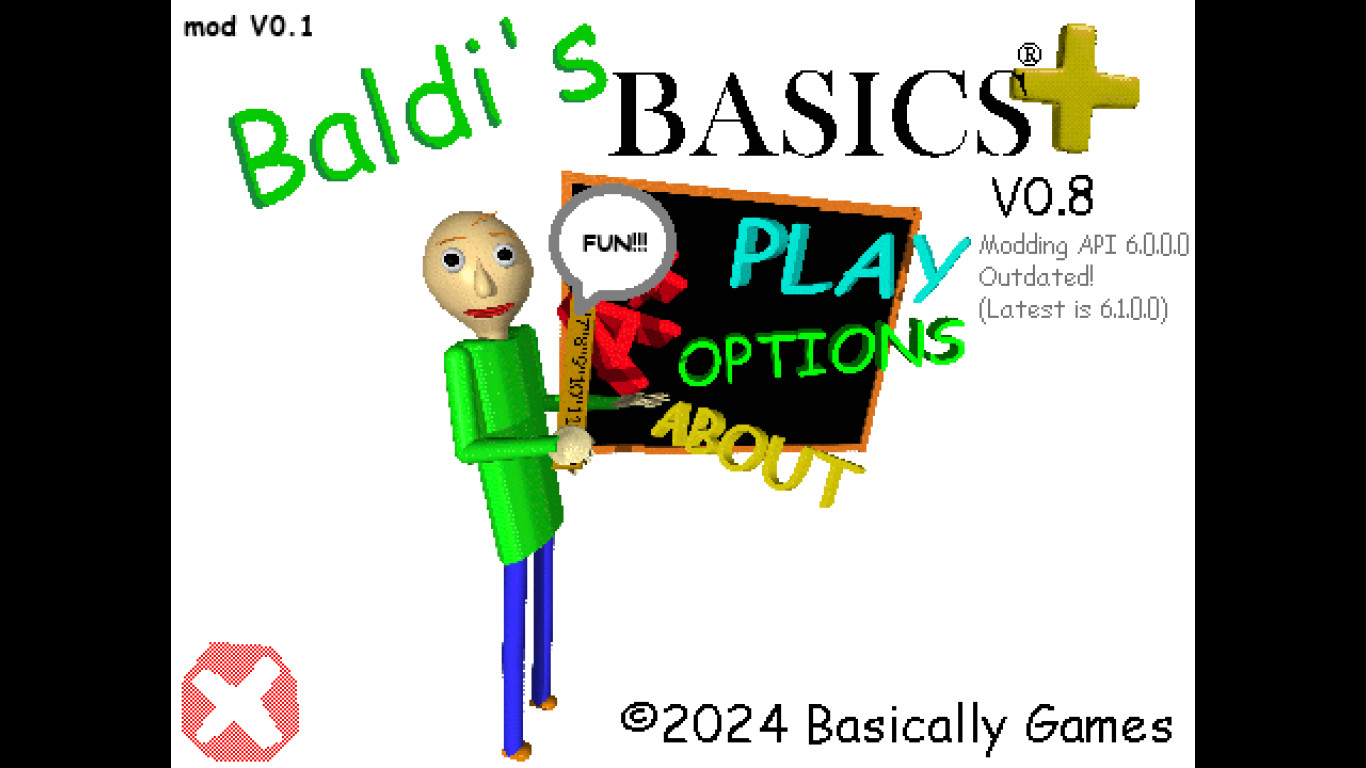 (0.9.X) BB+ Rework Mod for Baldi's Basics | Baldi Mods