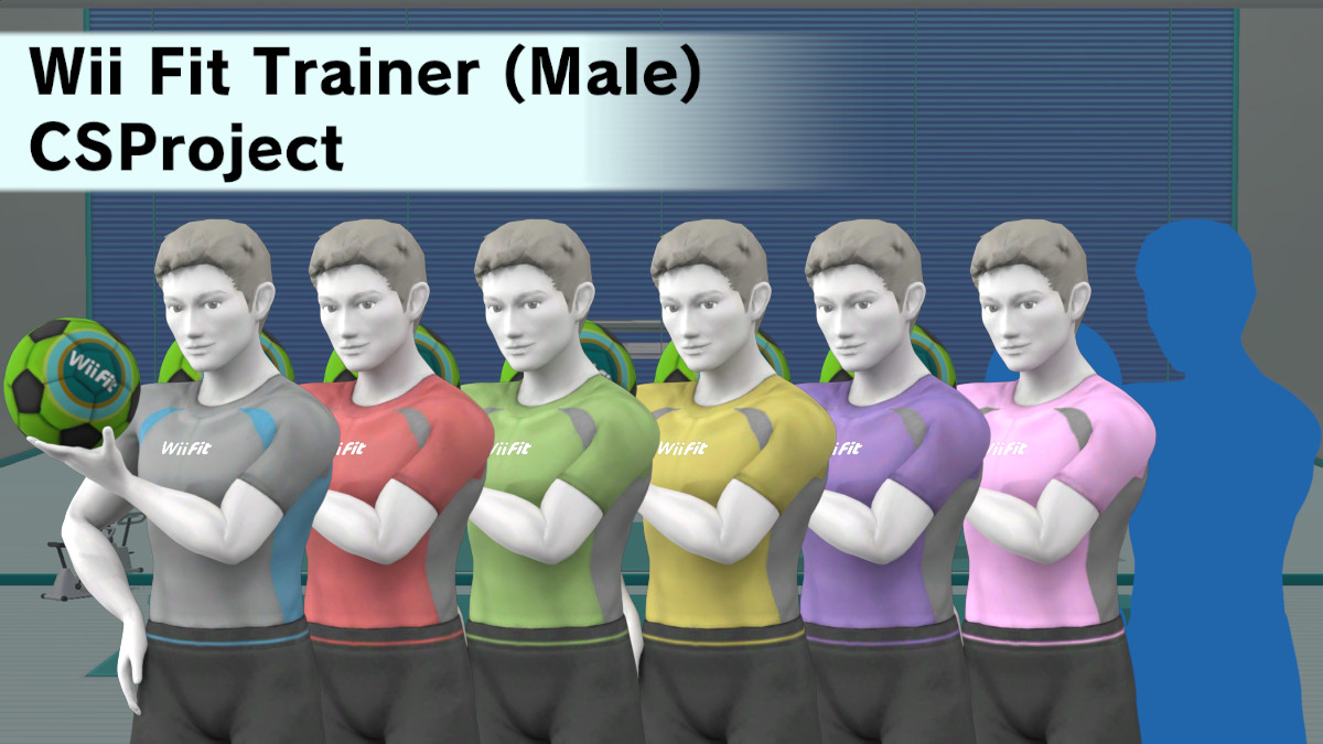 Wii Fit Trainer (Male) CSProject Mod for Super Smash Bros. Brawl ...