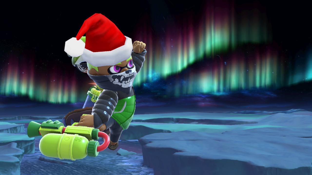 Xmas Inkling! (Santa Hat) Mod for Super Smash Bros. Ultimate | SSBU Mods