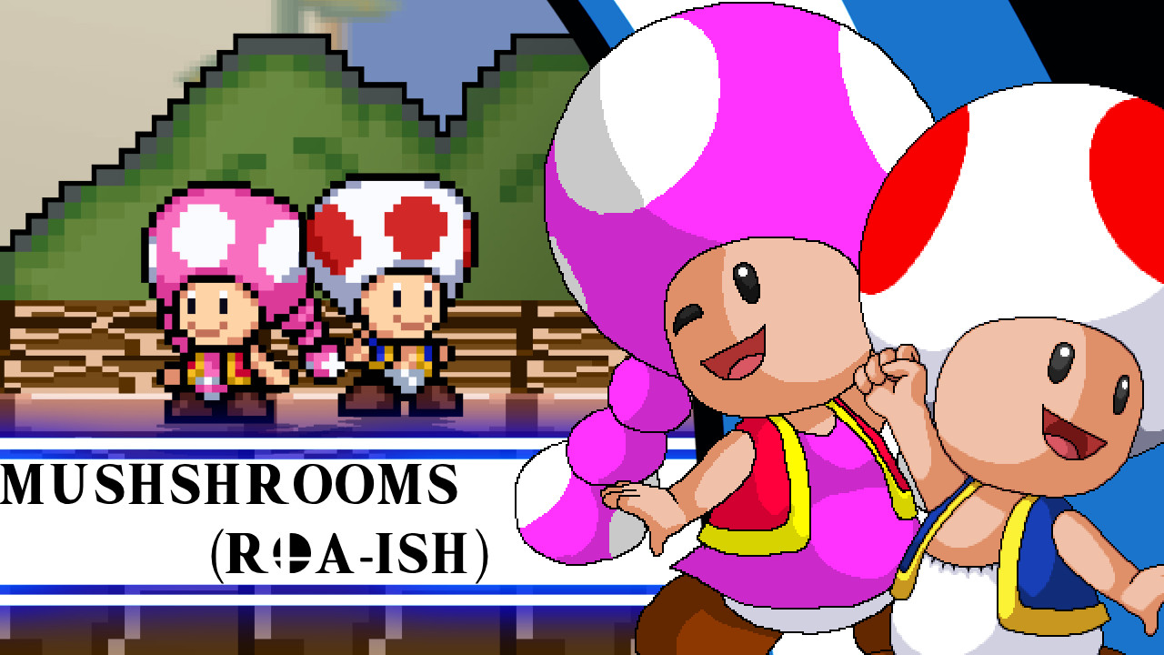 Toad and Toadette (ROA-ish) [0.9.5/CMC+ v8] Mod for Super Smash Bros ...