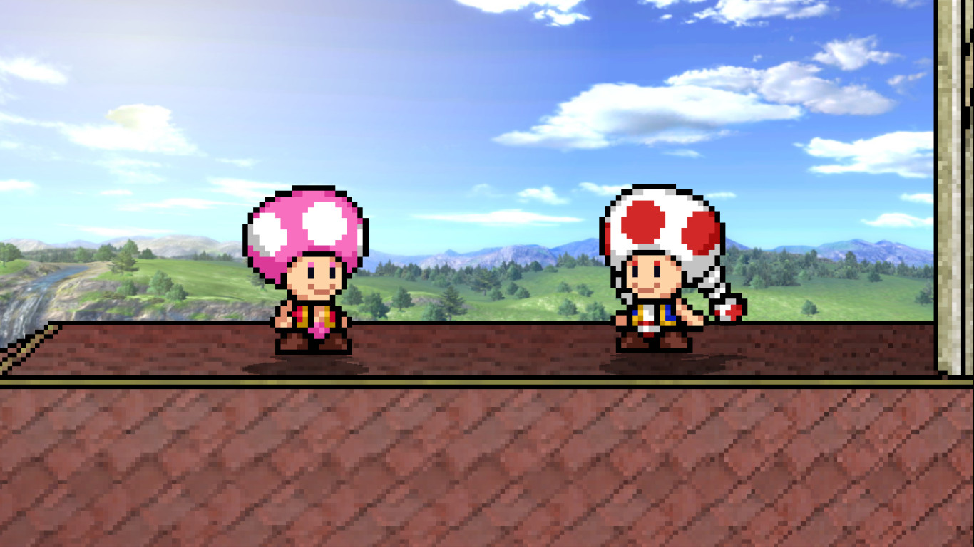 Toad and Toadette (ROA-ish) [0.9.5/CMC+ v8] Mod for Super Smash Bros ...
