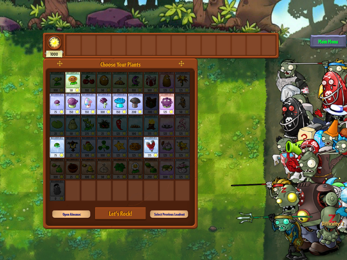 Only Shrooms [Fusion] Mod for Plants vs. Zombies | PVZ Mods