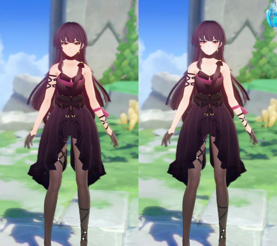 Arlecchino Macqiato Dress Mod Mod for Genshin Impact | GI Mods