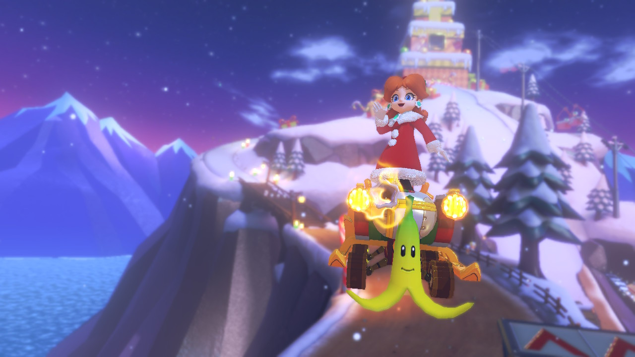 Daisy Holiday Cheer (With Tour Animations) Mod for Mario Kart 8 Deluxe ...