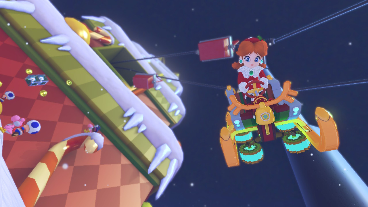 Daisy Holiday Cheer (With Tour Animations) Mod for Mario Kart 8 Deluxe ...